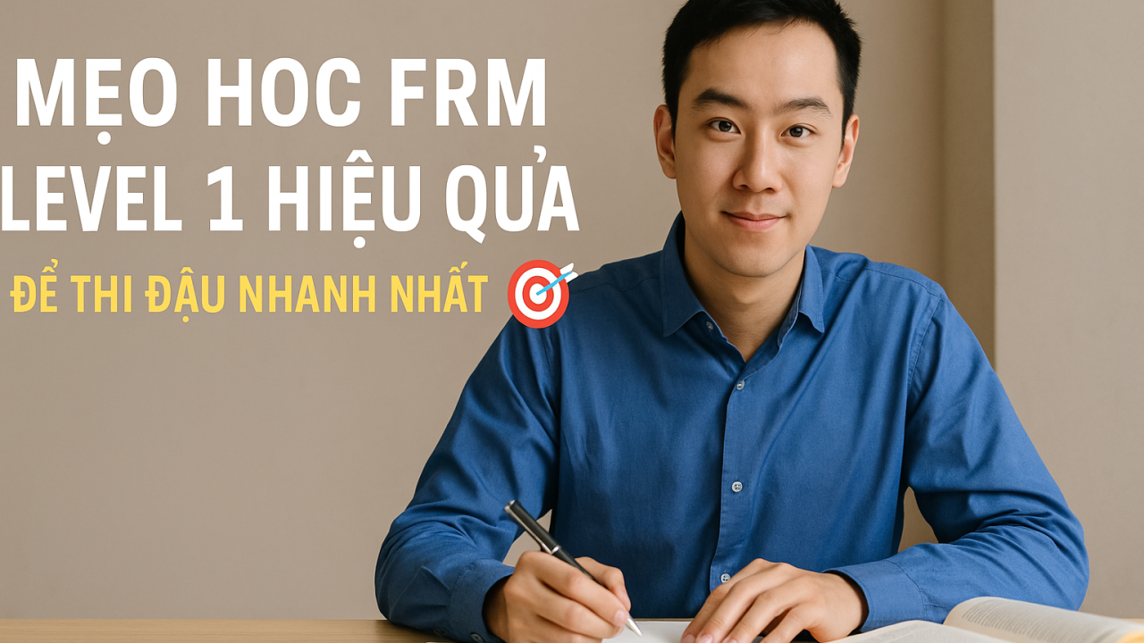 MẸO HỌC HIỆU QUẢ ĐỂ THI ĐẬU FRM LEVEL 1 🎯